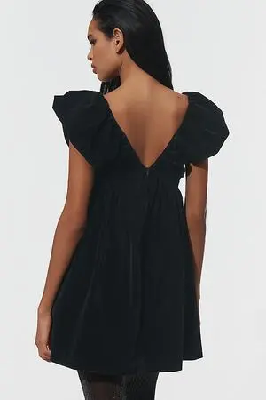 Endless Rose Velvet Bow Mini Dress