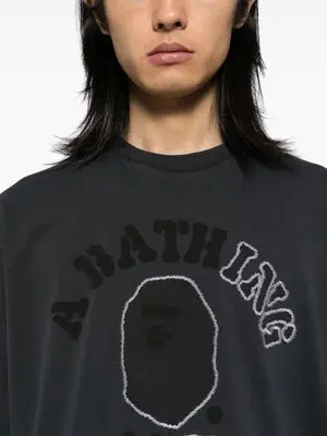 A BATHING APE Garment Dye College Tee