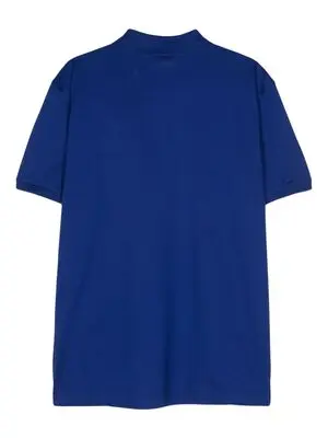 Ralph Lauren Purple Label Standing Horse-embroidered Polo Shirt - Blue