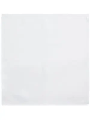 Ralph Lauren Purple Label Logo-embroidered Linen Scarf - White