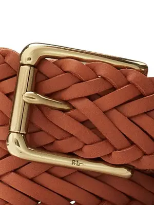 Ralph Lauren Purple Label Leather Belt - Brown