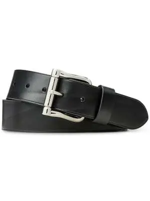 Ralph Lauren Purple Label Leather Belt - Black