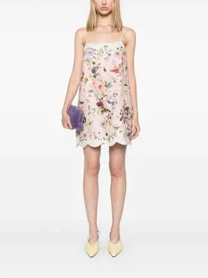 Zimmermann Acacia Scallop Mini Dress