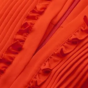 ME+EM Silk Maxi Dress - Orange