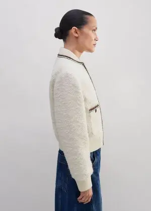 ME+EM Bouclé Bomber Jacket