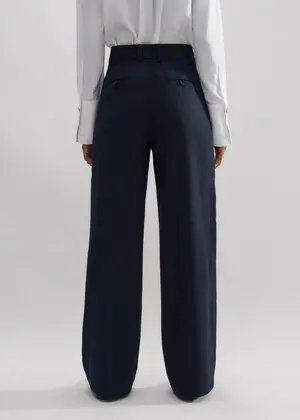 ME+EM Pinstripe Flannel Trousers