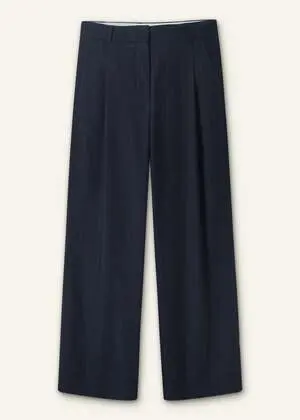 ME+EM Pinstripe Flannel Trousers