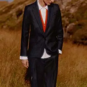 ME+EM Pinstripe Flannel Trousers