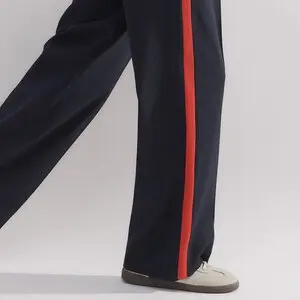 ME+EM Wool-blend Tailored Trouser With Side Stripe
