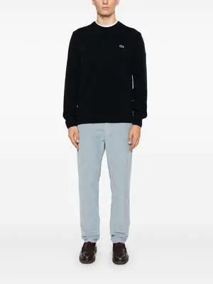 Lacoste Wool Crew-neck Sweater - Blue