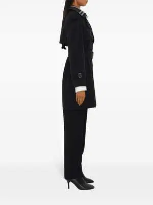 Burberry Detachable-collar Trench Coat - Black