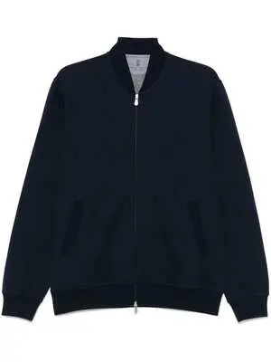 Brunello Cucinelli Zip-up Sweatshirt - Blue