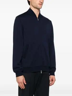 Brunello Cucinelli Zip-up Sweatshirt - Blue