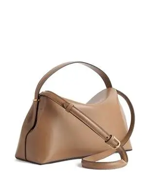 TOTEME T-lock Leather Top Handle Bag - Brown