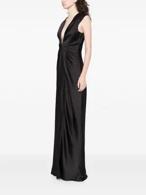 Amsale Fluid Draped Dress