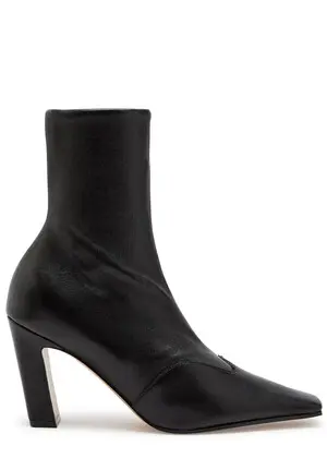 Khaite Square Toe Ankle Boots