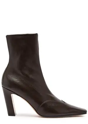Khaite Block Heel Booties