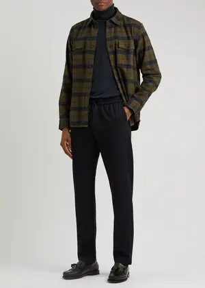 LES DEUX Greyson Logo-embroidered Wool Jumper