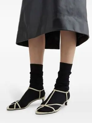 JIL SANDER Strappy Leather Sandals - White