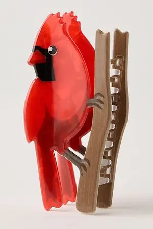 Free People Wild Animal Claw Clip Cardinal