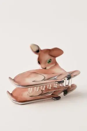 Free People Wild Animal Claw Clip Fawn