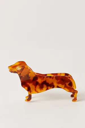 Free People Wild Animal Claw Clip Tort Dog