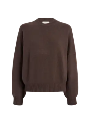Khaite Margaux Cashmere Pullover - Coffee