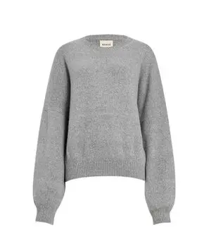 Khaite Margaux Cashmere Pullover Fog