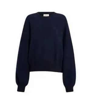 Khaite Margaux Cashmere Pullover - Midnight Navy