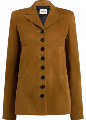 Khaite Saraphina Shearling Jacket - Toffee