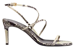 Khaite Loop Sandal In Leather - Natural