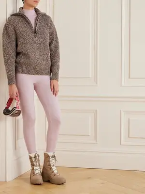 Loro Piana Alpe Granus Cashmere Half-zip Sweater