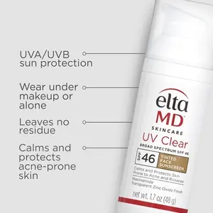 ELTAMD Uv Clear Broad-spectrum Spf 46 - Tinted