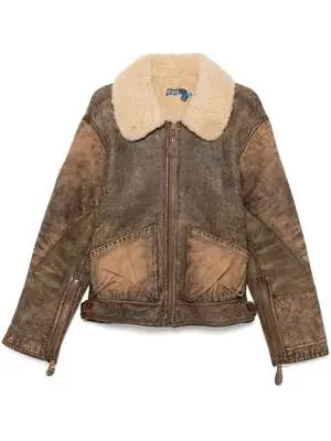 Polo Ralph Lauren Shearling-trim Bomber Jacket
