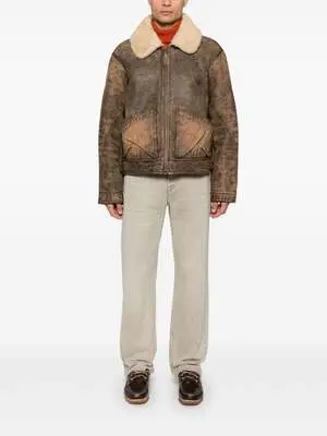 Polo Ralph Lauren Shearling-trim Bomber Jacket