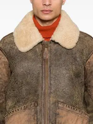 Polo Ralph Lauren Shearling-trim Bomber Jacket