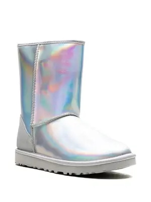 UGG Classic Short Iridescent Boots - Silver