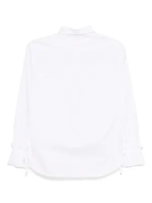 SHANSHAN RUAN Slim-cut Pleated Shirt