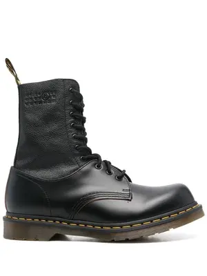 MAISON MARGIELA X Dr. Martens Leather Boots - Black