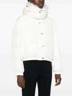 YVES SALOMON Contrasting-collar Ski Jacket