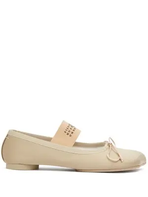 Mm6 Maison Margiela Square Toe Flats For Women