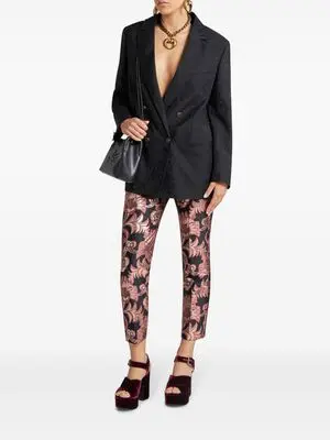 Etro Patterned Jacquard Double-breasted Jacket
