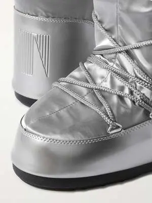 Moon Boot Icon Glance Snow Boots - Silver
