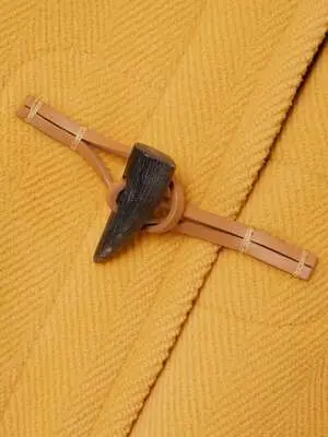Altuzarra Bailey Hooded Herringbone Wool Coat