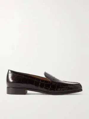 EMME PARSONS Danielle Croc-effect Loafers
