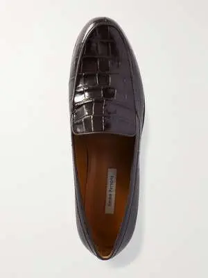 EMME PARSONS Danielle Croc-effect Loafers