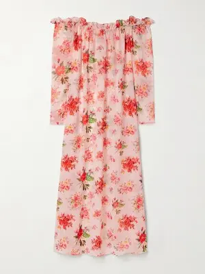 KIKA VARGAS Dede Floral-print Maxi Dress