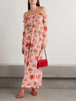 KIKA VARGAS Dede Floral-print Maxi Dress