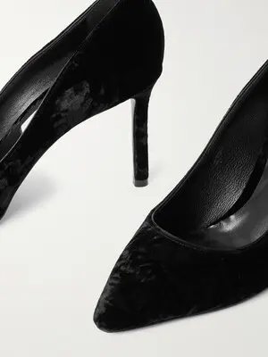 JIMMY CHOO Romy 85 Velvet Pumps