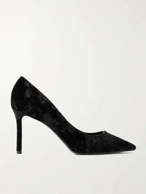 JIMMY CHOO Romy 85 Velvet Pumps
